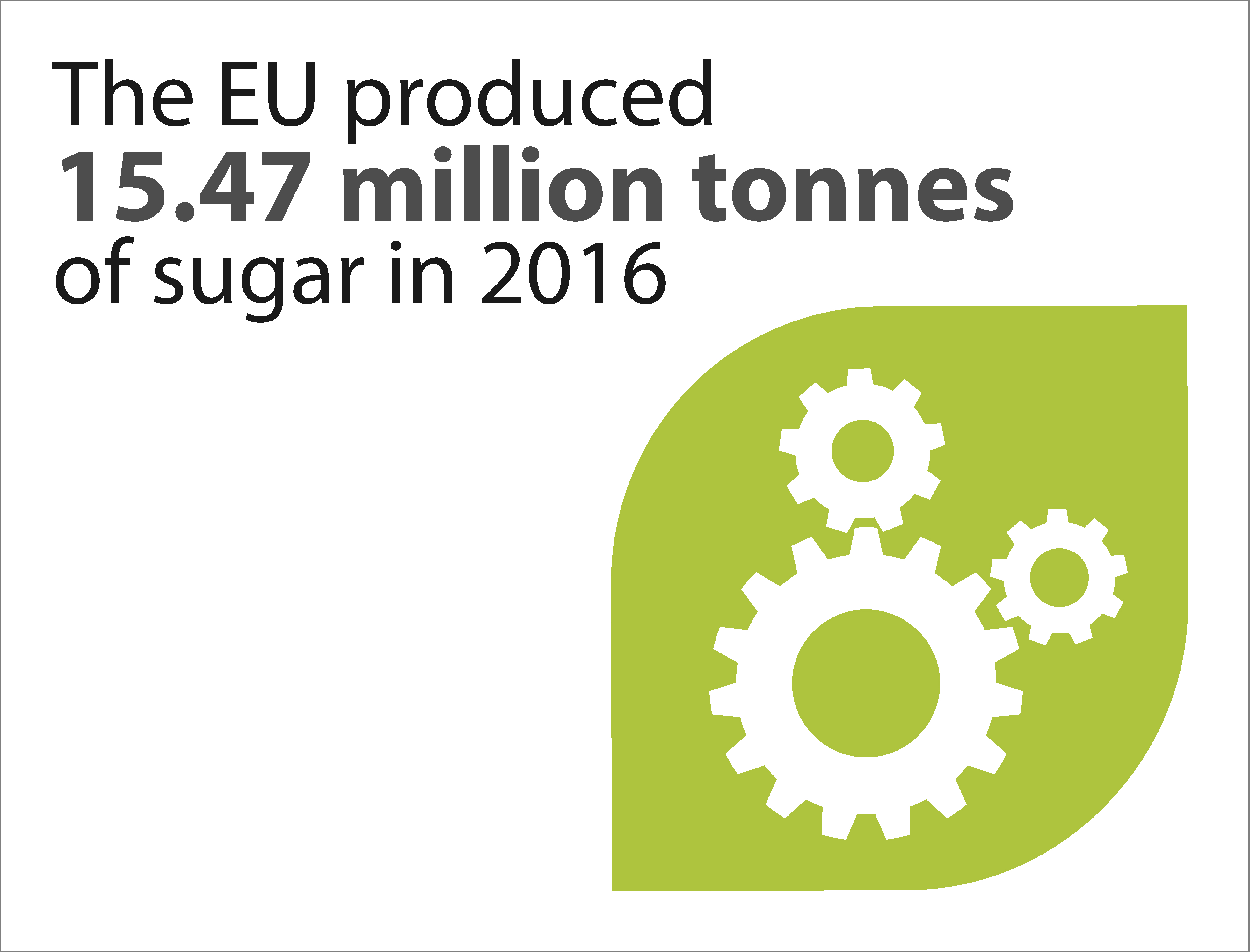 3RD LARGEST SUGAR PRODUCER IN THE WORLD